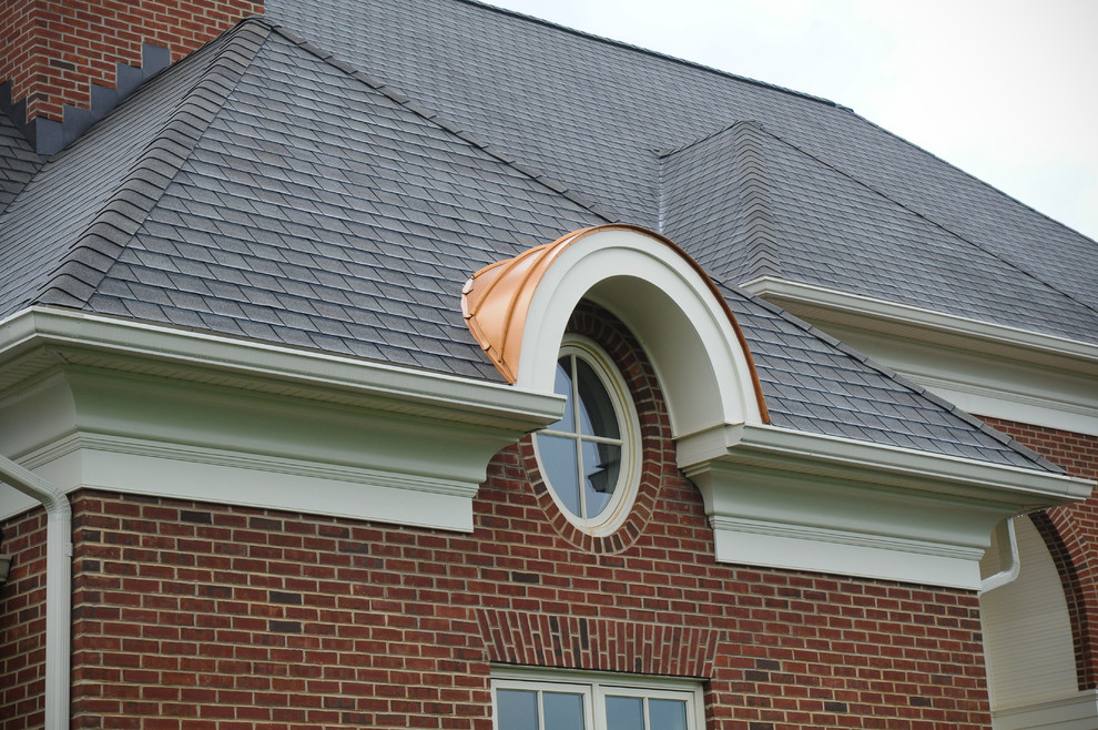 New Home - Colonial Style Estate - Traditional - Exterior ...