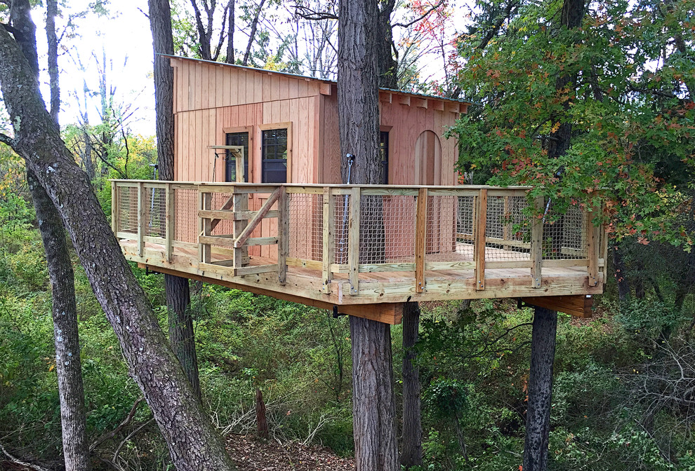 New Jersey Farm Treehouse - Craftsman - Exterior - New York - by Tree ...