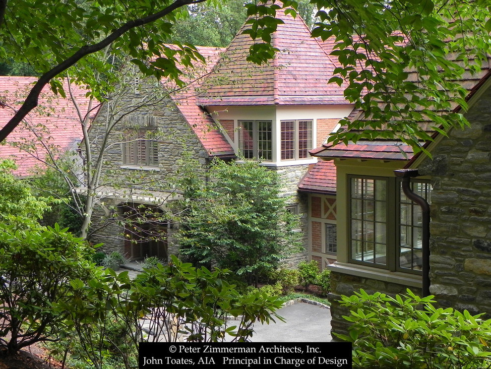 New, Main Line, English Estate House - Haverford, PA - Traditional ...