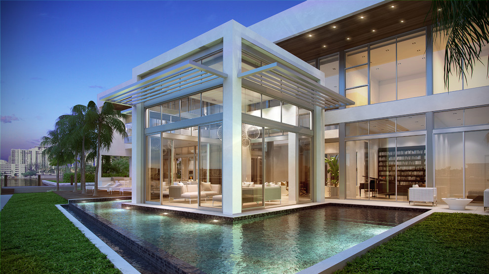 New Miami Home-High Resolution Renderings - Exterior - Miami - by ...