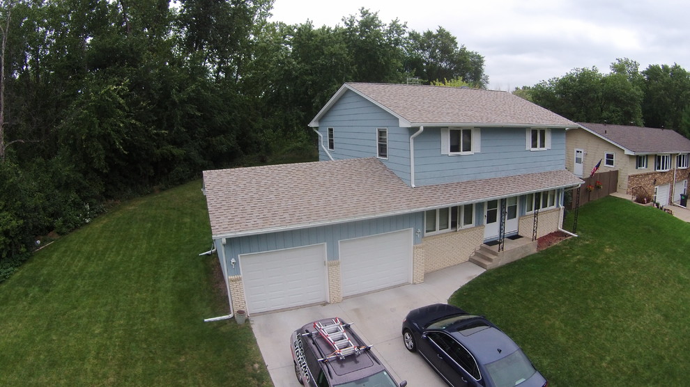 New Owens Corning "Amber" color asphalt shingle roof. - Modern ...