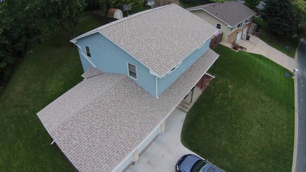 New Owens Corning "Amber" color asphalt shingle roof. - Modern ...
