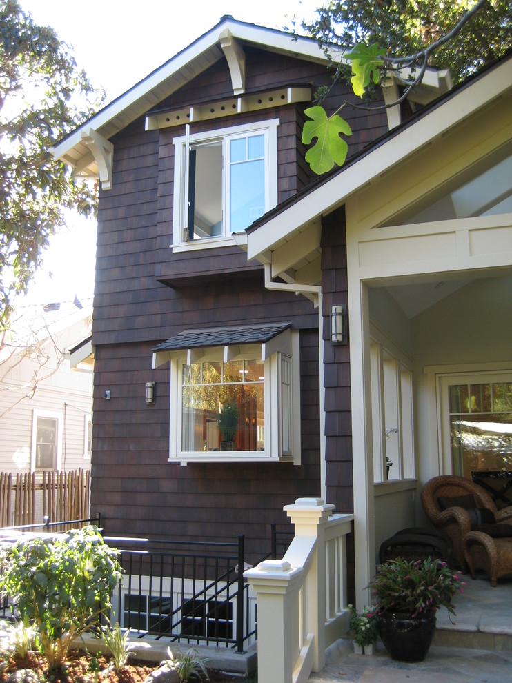 New Shingle Style Cottage with a full basement in Palo Alto ...
