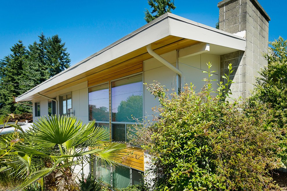New siding design transforms residence - Modern - Exterior - Seattle ...