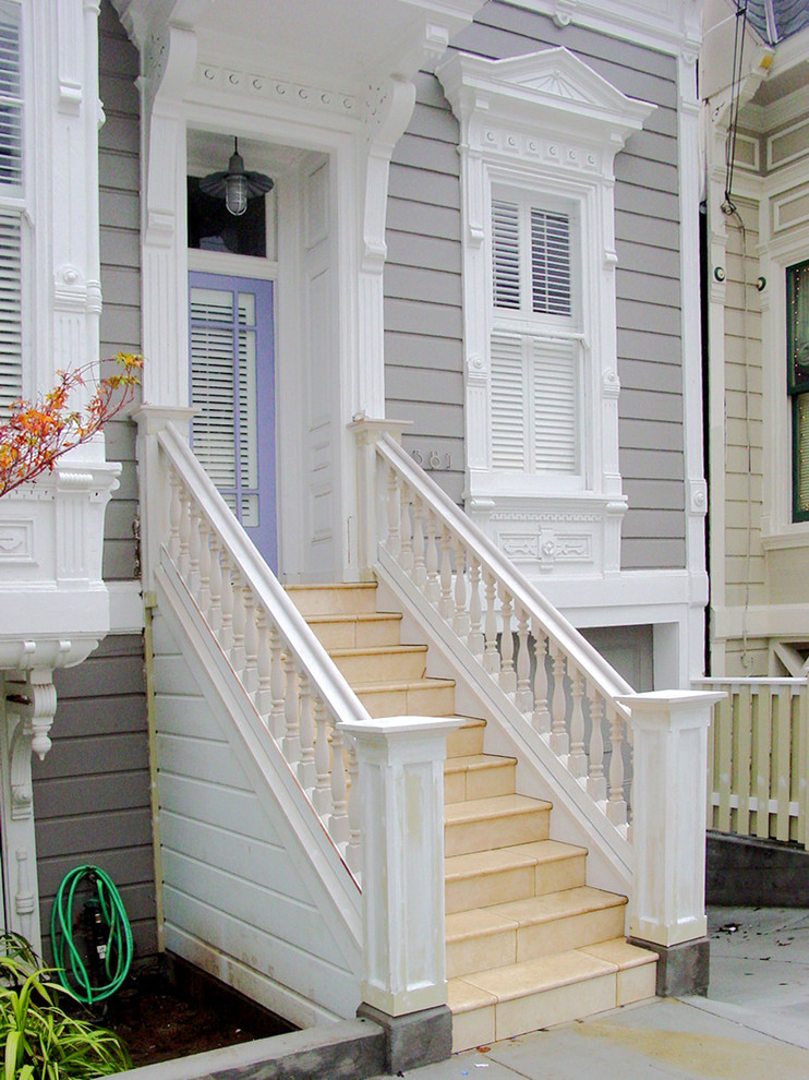 New stairs - Traditional - Exterior - San Francisco - by Kaplan ...