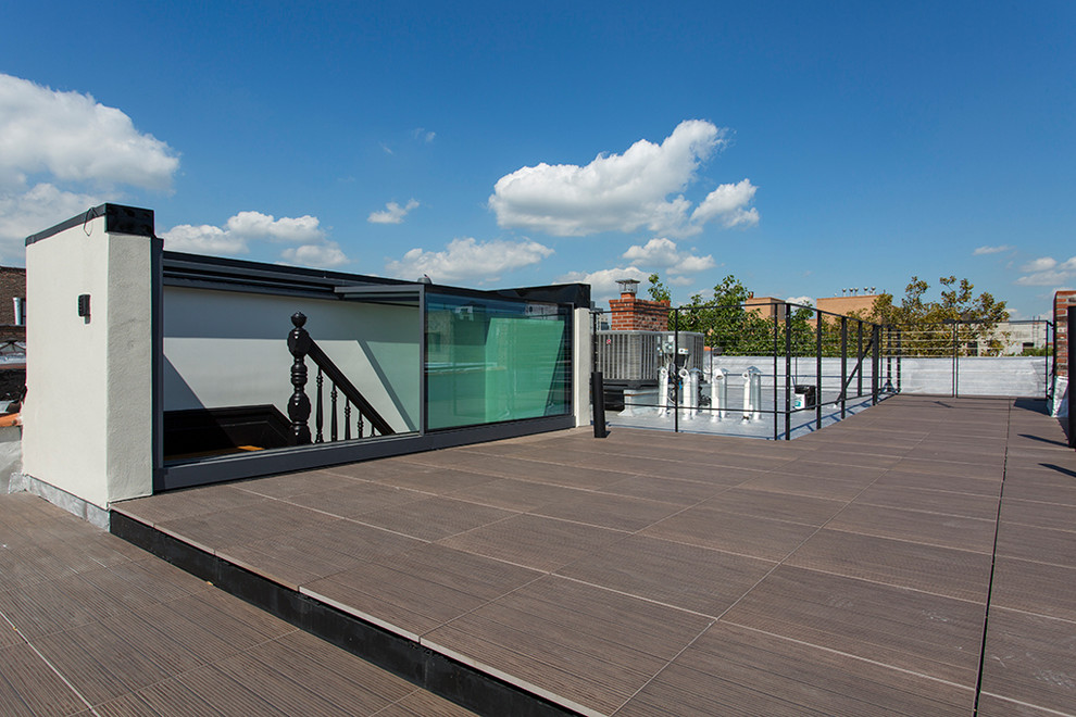 New York's First Rooftop Skybox - Transitional - House Exterior - New ...