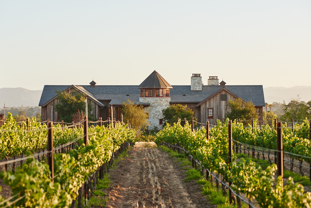 Newly Rustic in Los Olivos - Farmhouse - Exterior - Santa Barbara - by ...