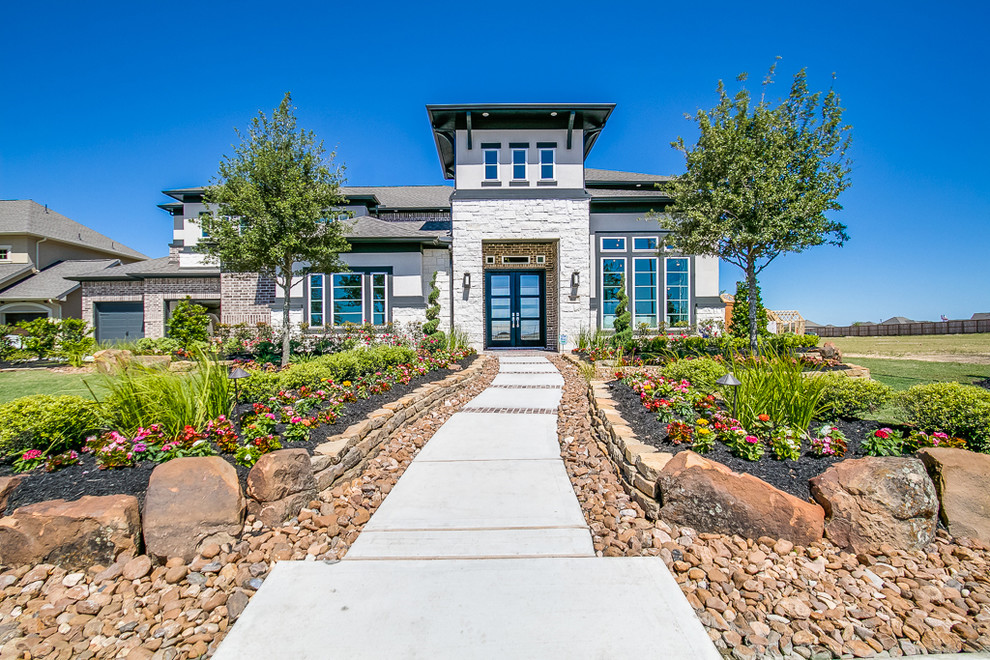 Newmark Homes - Elevation - Modern - House Exterior - Houston - by ...