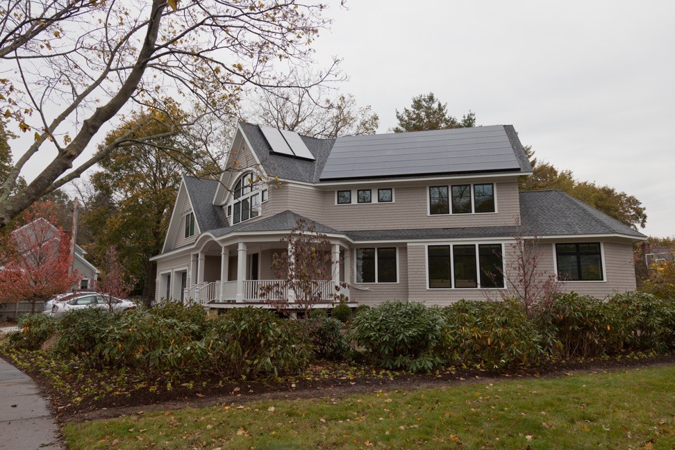 Newton LEED platinum, Net-Zero - Traditional - Exterior - Boston - by ...