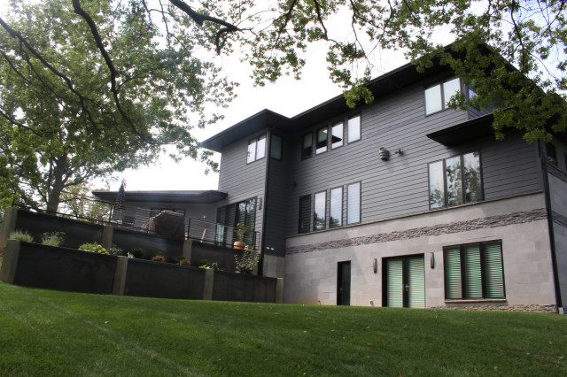 Night Gray James Hardie Siding | St. Louis, MO 63131 - Modern ...