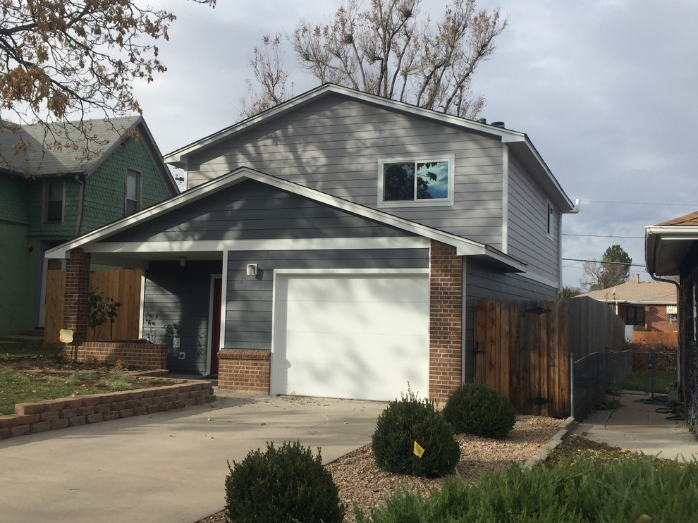 Night Gray/Pearl Gray Reside & Roof Replacement - Contemporary - House ...