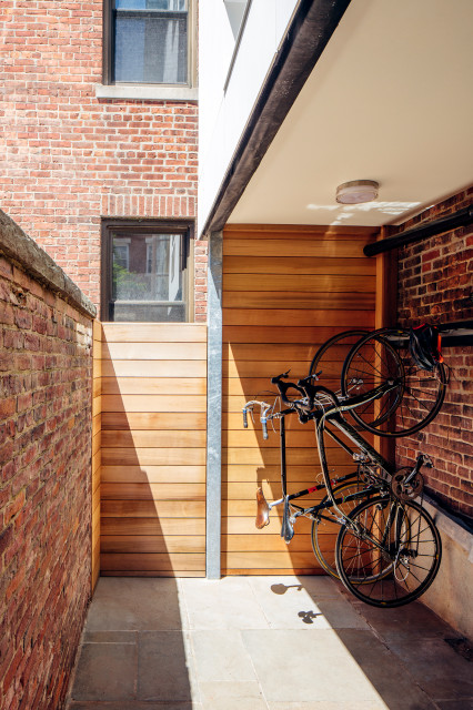North End Townhouse Addition- Bike Rack - Modern - House Exterior ...