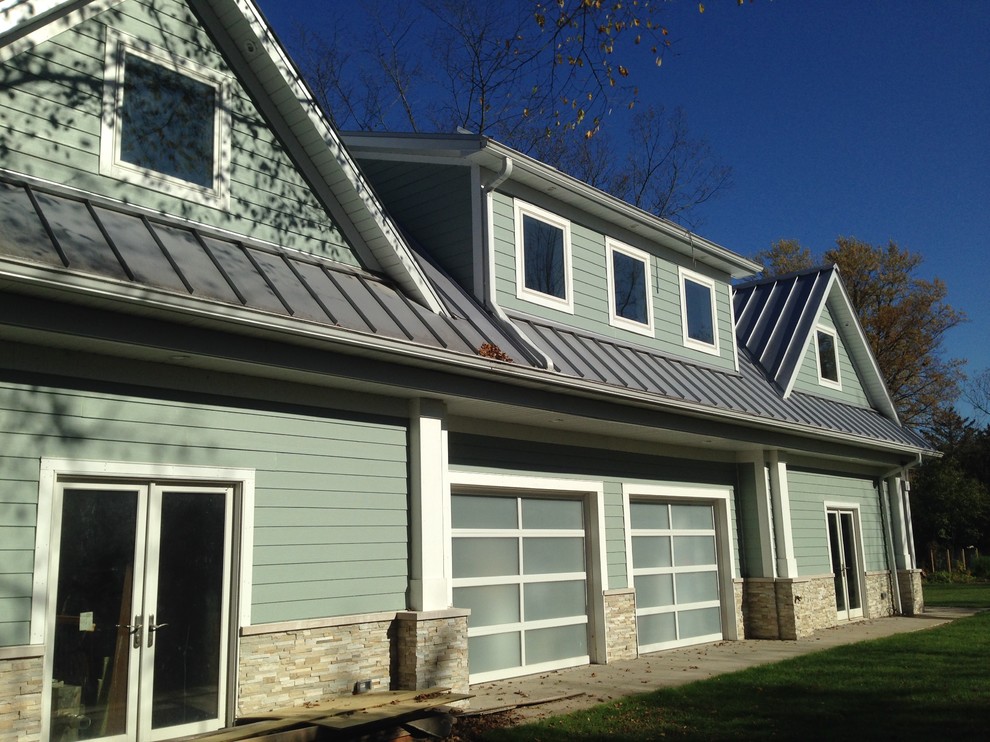 Northbrook Modern Craftsman Accessory Building Side View - Craftsman ...