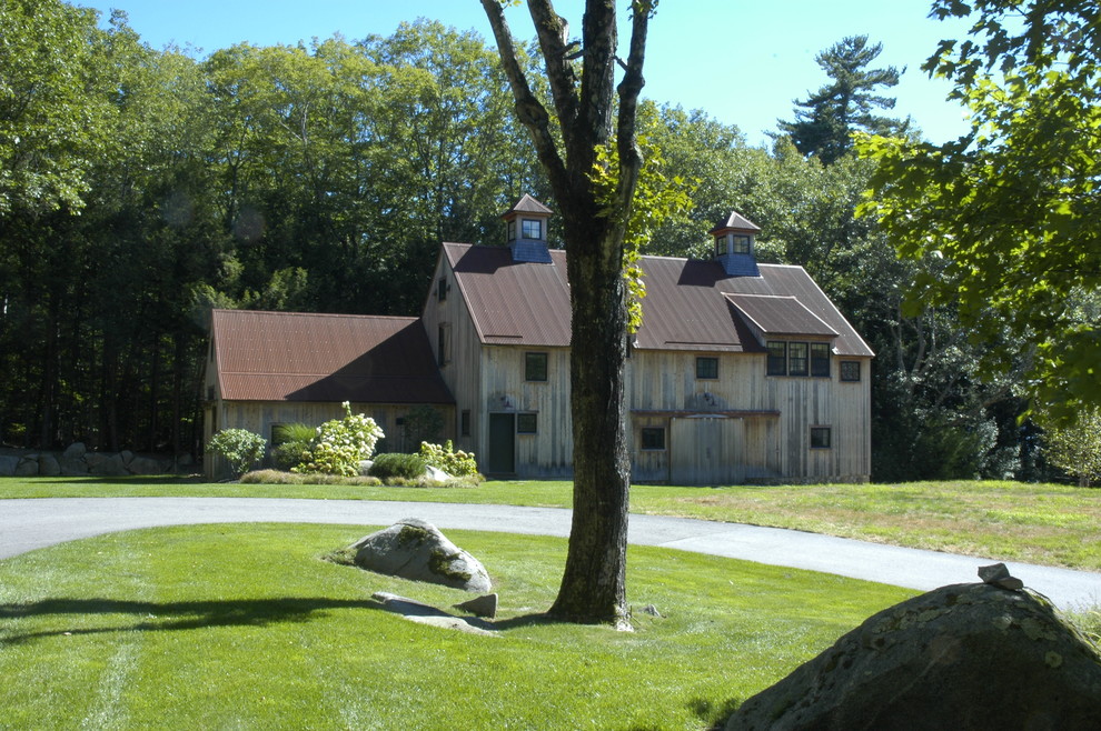 Northern Barn - Rustic - Exterior - Boston - by Rob Bramhall Architects ...
