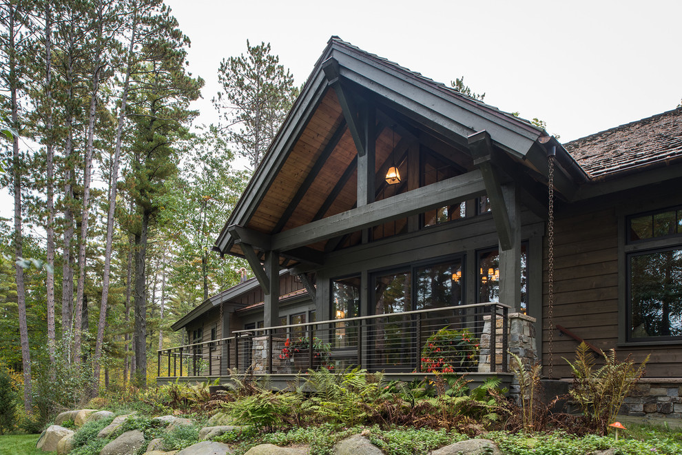 Northwoods Guest House - Rustic - Exterior - Minneapolis - by Rehkamp ...