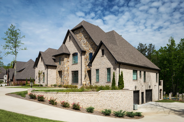 Nottingham Tudor Brick Home - Alabama - Traditional - House Exterior ...