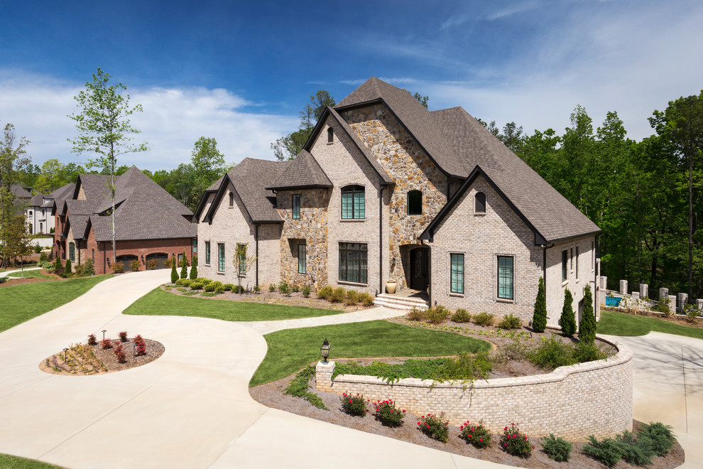 Nottingham Tudor Brick Home - Alabama - Traditional - Exterior - Other ...