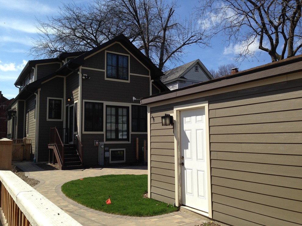 Oak Park Bungalow Renovation Rear View - Craftsman - Exterior - Chicago ...
