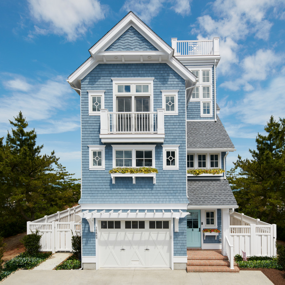 Ocean of Dreams, built by Marnie Custom Homes - Beach Style - Exterior ...