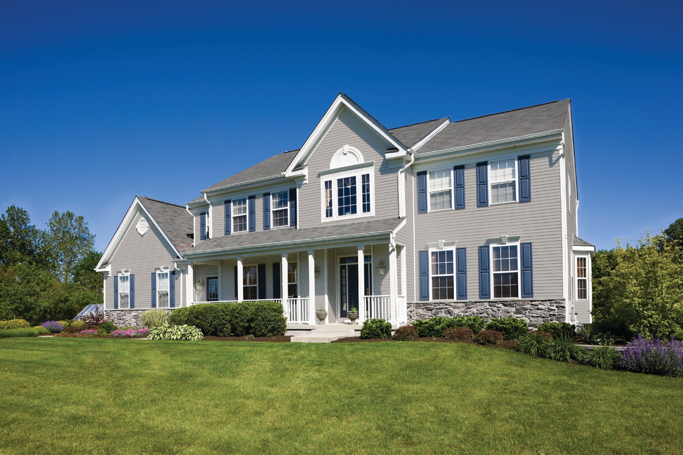 Ocean Park XL Vinyl Siding in Flagstone - Traditional - Exterior ...