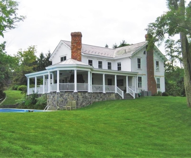 Old Farmhouse Gets A New Porch - House Exterior - New York - by New ...