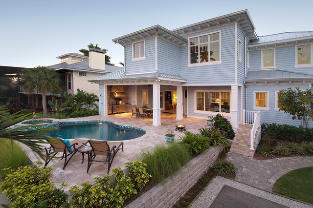 Florida Home Traditional Exterior House Colors Florida Home Exterior