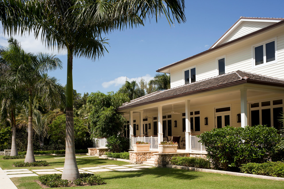 "Old Florida Refined" by Bell-la - Traditional - House Exterior - Miami ...