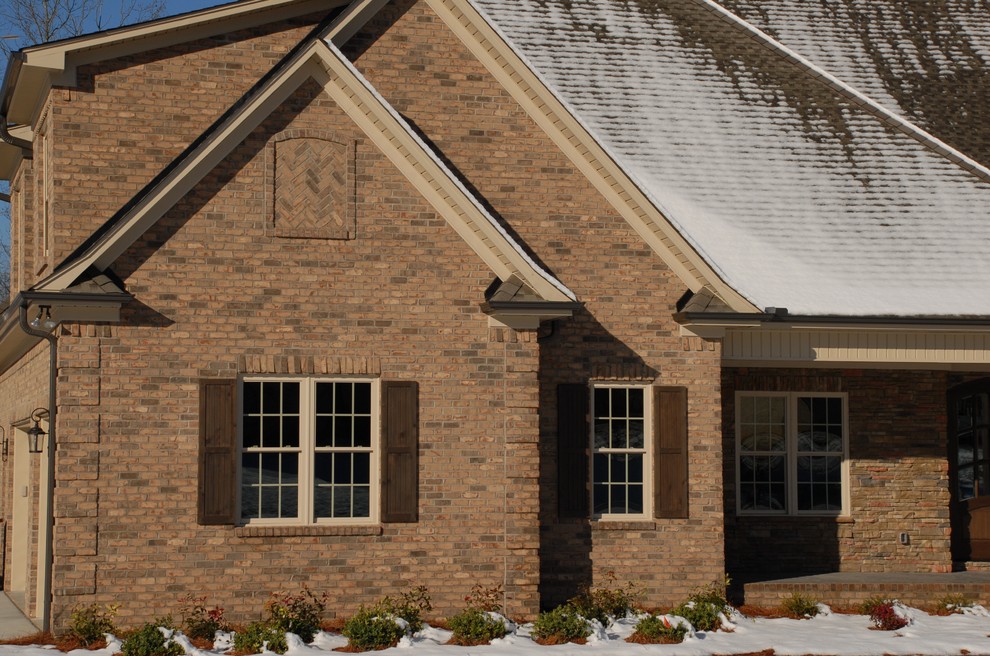 Old Irvington Oversize Tumbled Face Brick - Traditional - Exterior ...
