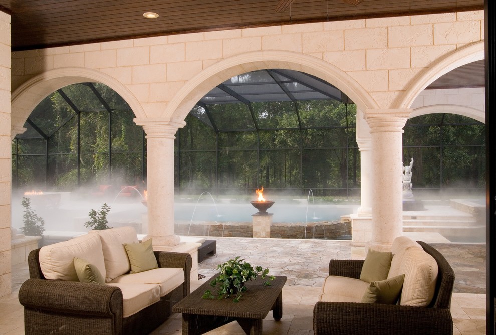 Old World Gothic - Transitional - Patio - Tampa - by Ryan Hughes Design ...