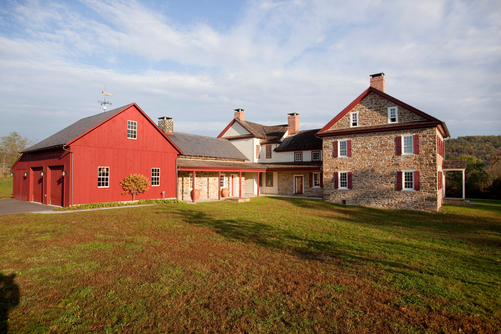 Oley Valley 1750 Farmhouse Renovation & Addition - Traditional ...