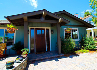 Olivenhain Cottage - Traditional - Exterior - San Diego - by DZN ...