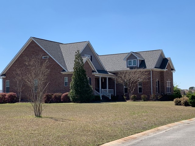 One Story Brick - House Exterior - Other - by Patriot Roofing Company ...