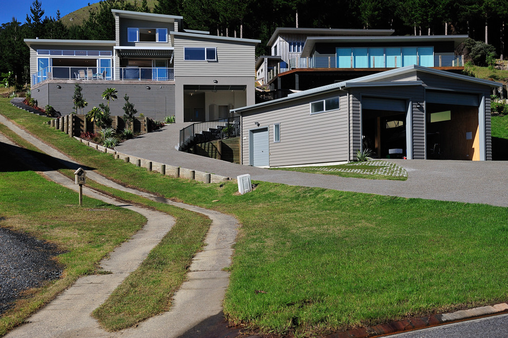 Opito Bay House - Contemporary - Exterior - Auckland - by Geoff Brown ...