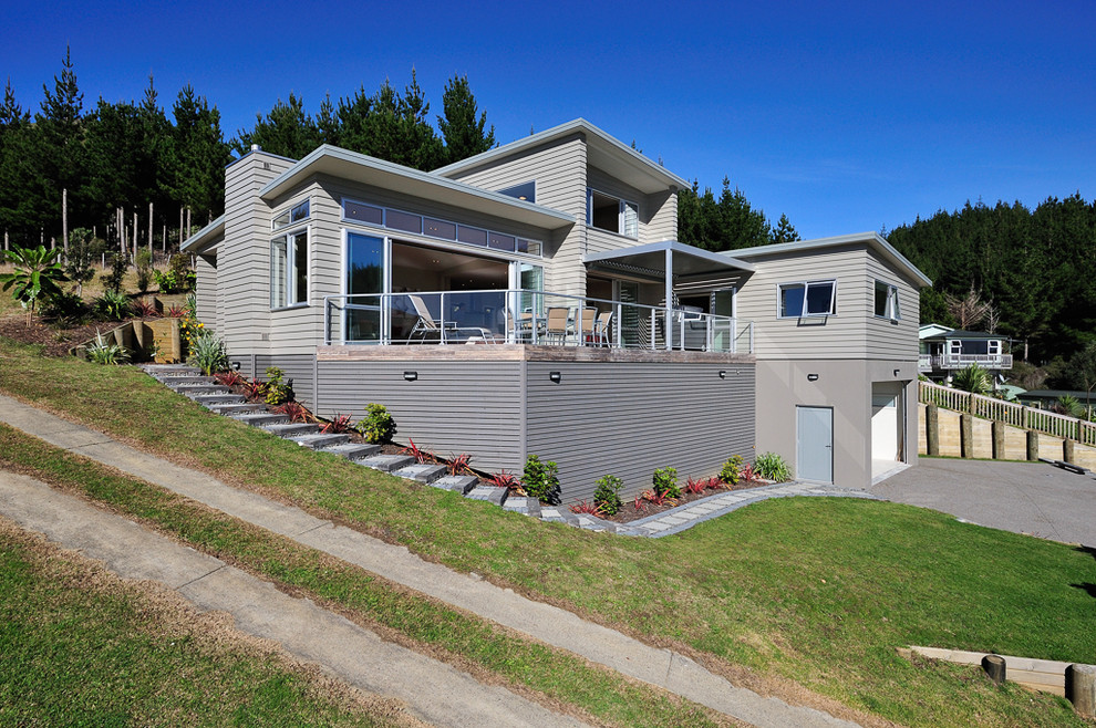 Opito Bay House - Contemporary - Exterior - Auckland - by Geoff Brown ...