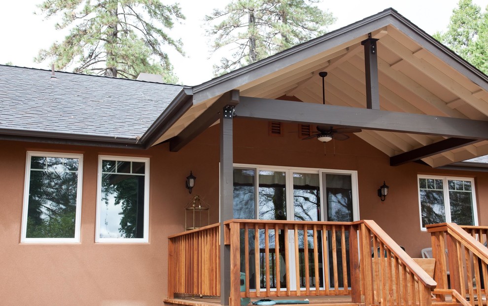 Orange Shingle Siding - Rustic - Exterior - Sacramento - by Sundance ...