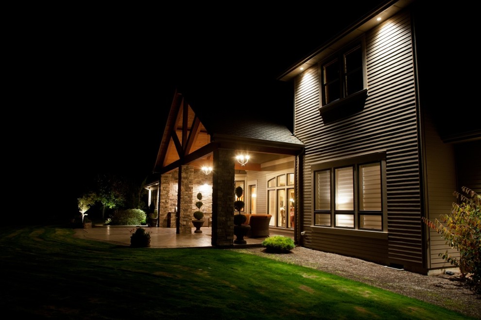 Oregon Exterior Lighting Project - Traditional - Exterior - Portland ...
