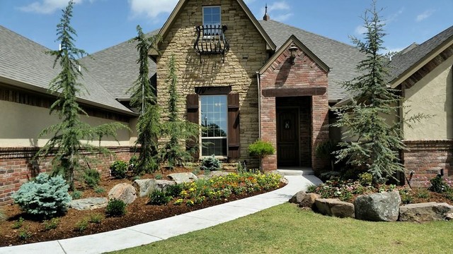 Our Landscaping Projects - Façade - Oklahoma City - par Red Rock ...