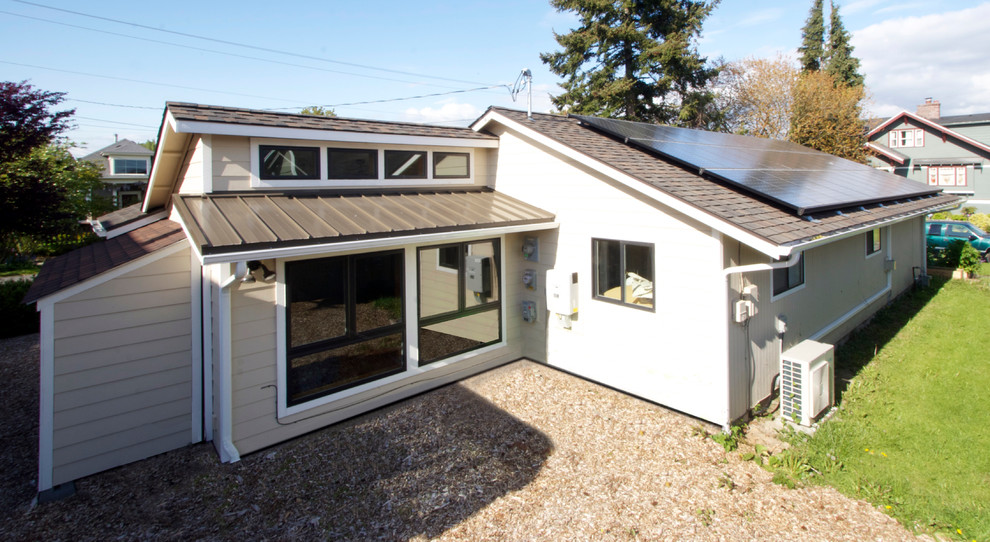 Our work added both a passive solar addition and an active solar array ...