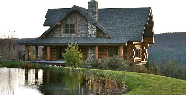 Our Work - Craftsman - Exterior - Other - by Highlands Log Structures ...
