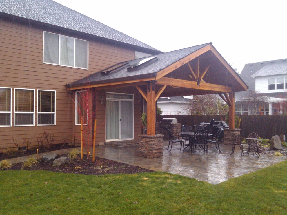 Outdoor Covered Structure Project Spotlight - Craftsman - Exterior ...
