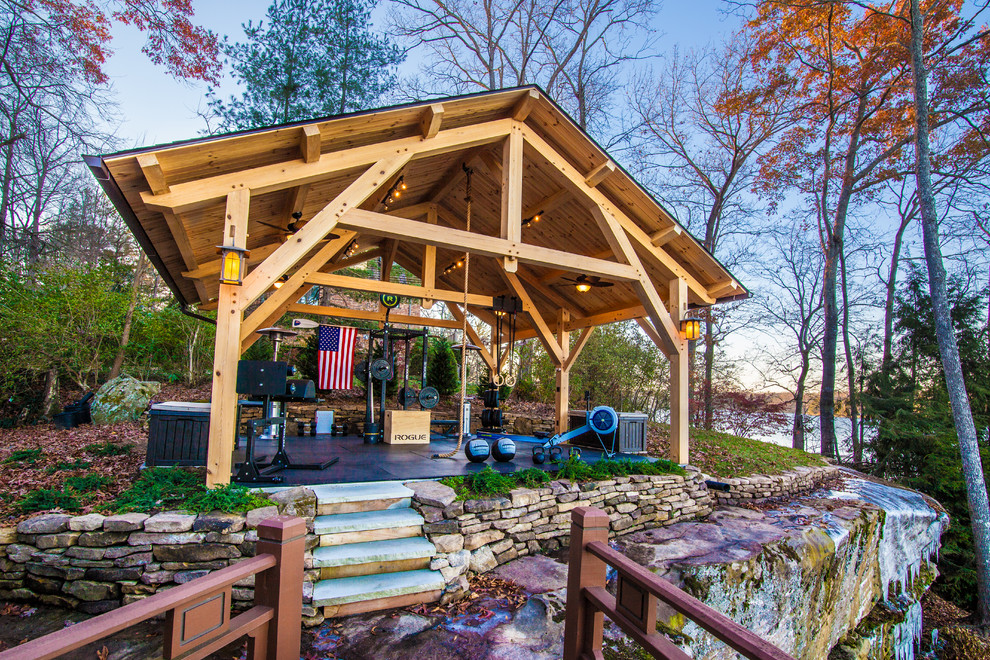 Outdoor Gym with a View - Craftsman - Exterior - Other - by Homestead ...