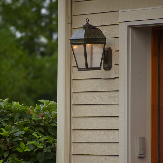 Outdoor Lighting for a New Traditional Country Estate - Country ...