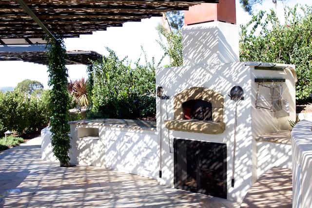 Outdoor Pizza Oven and Pergola - Modern - Exterior - Santa Barbara - by ...