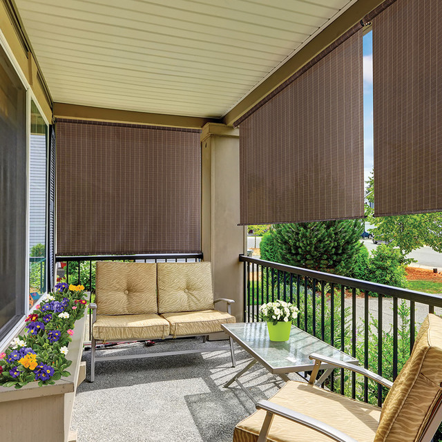 Outdoor Roller Shades Exterior by Coolaroo by GALE Pacific Houzz NZ