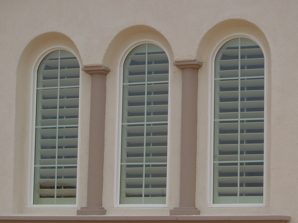 Outside View Of Plantation Shutters - Contemporary - House Exterior - San Diego - by 3 Blind ...