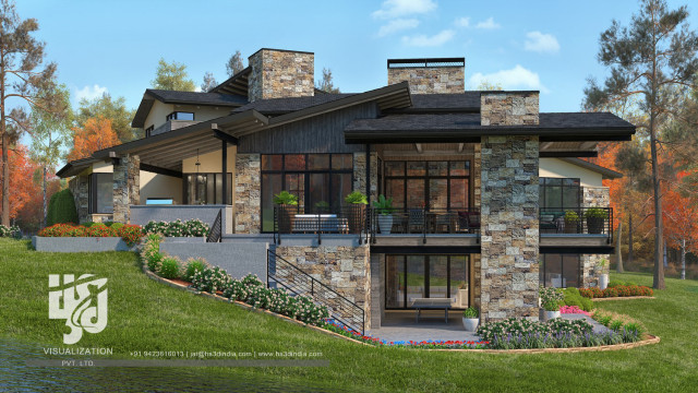 OUTSTANDING COLORADO MANSION DESIGNS_ - Classique Chic - Façade - par ...