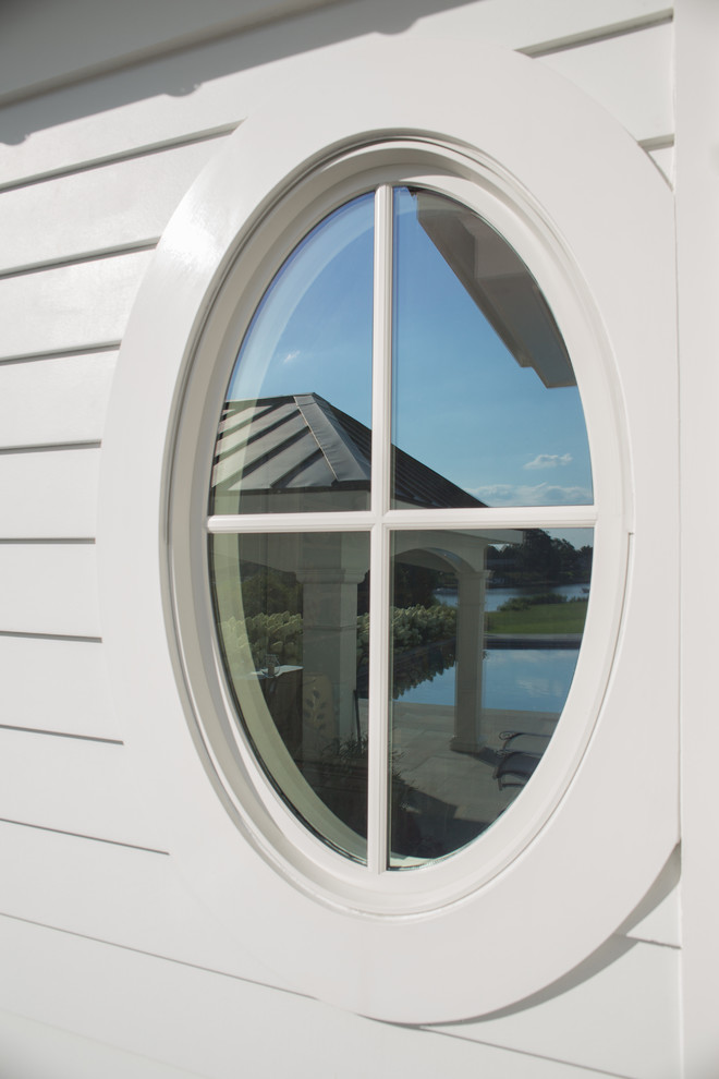 Oval window - Traditional - Exterior - Baltimore - by Purple Cherry ...