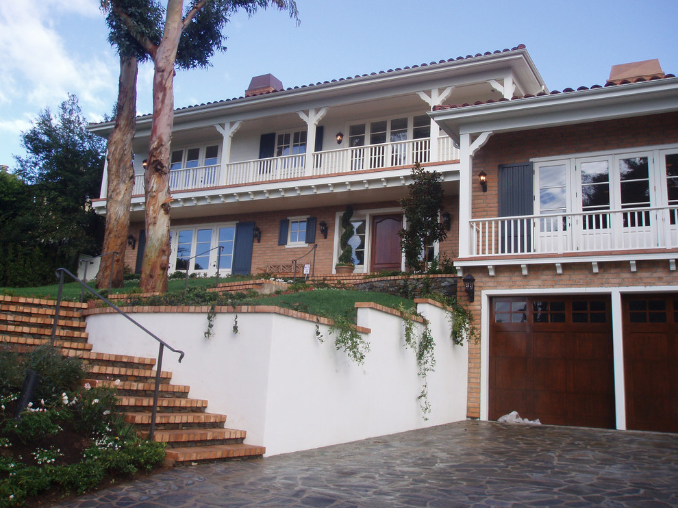 Palisades Monterey Colonial - Traditional - House Exterior - Los ...