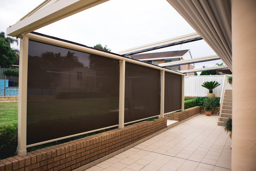 Papilio Retractable Roof and Straight Drop Screens - Modern - Exterior ...