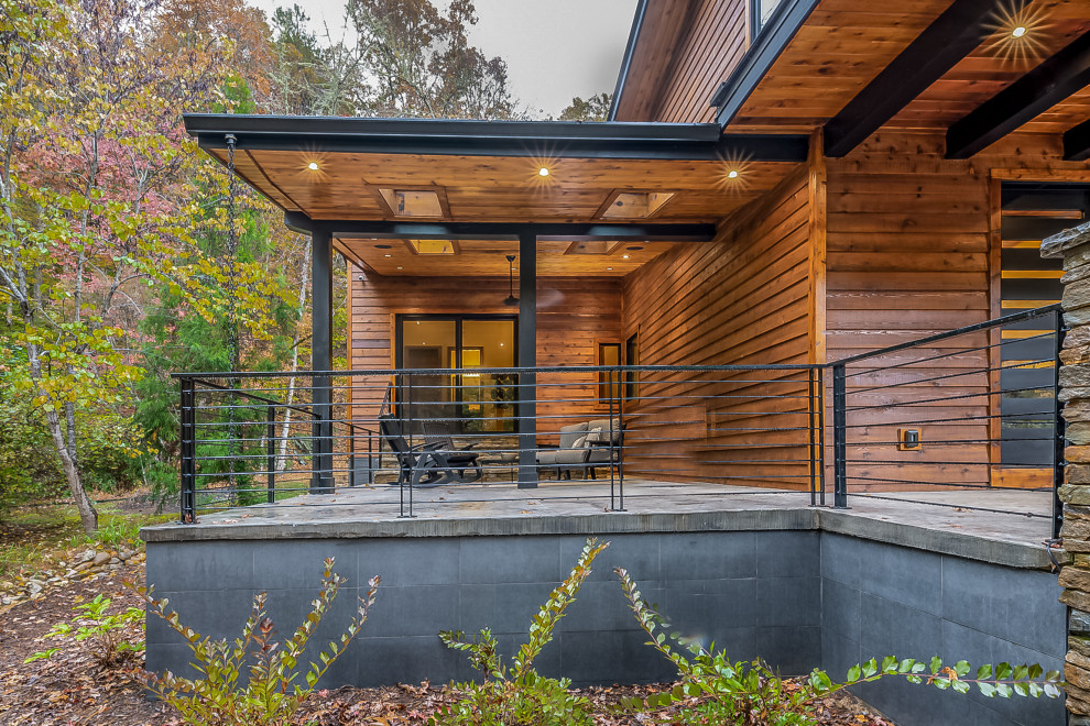 Paradise River: Modern Riverside Home - Rustic - Exterior - Atlanta ...